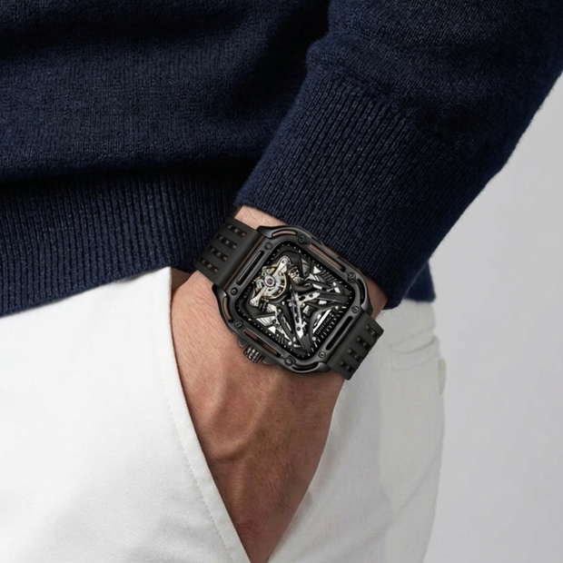 Reloj Carbon Stratos Motion Hombre – Opulenzo
